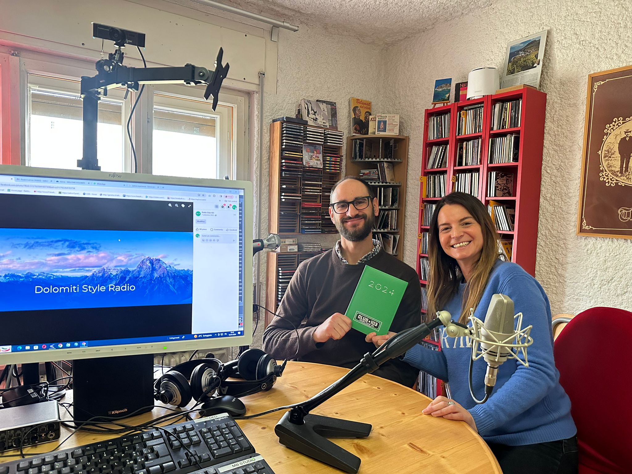 Katia Tafner e Andrea Vascellari presentano a Radio Club 103 “Welcome ...